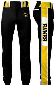 Full sub sublimated open bottom baseball pants - Walkoff Apparel